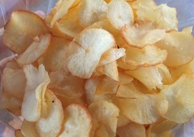 Resep Kripik singkong original oleh syafa - Cookpad