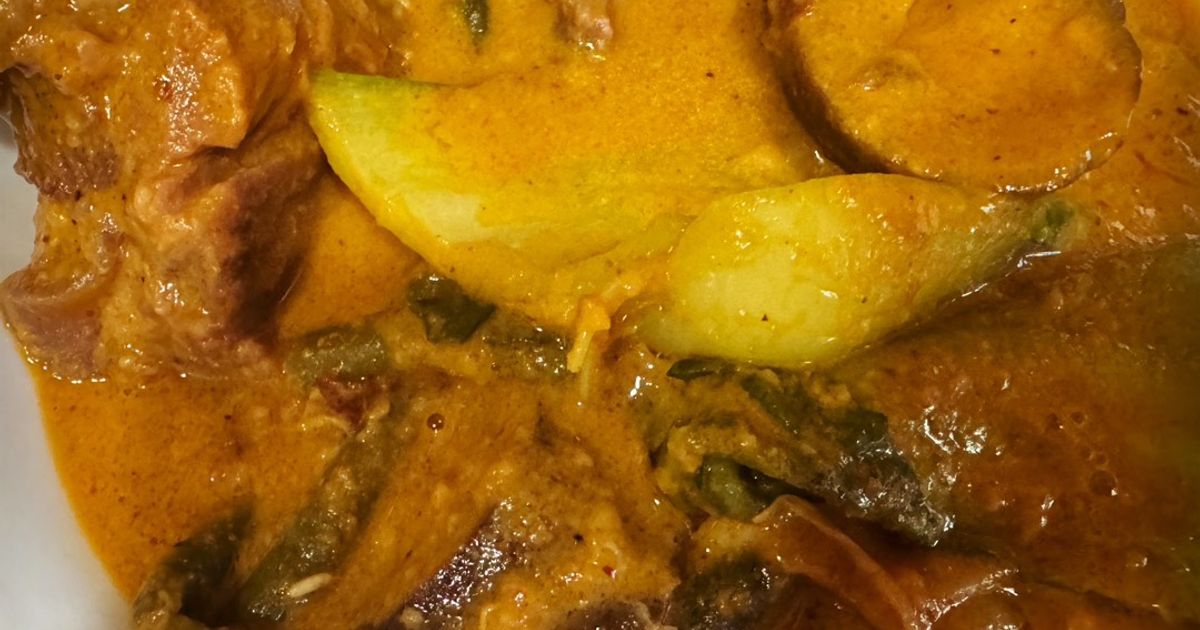 Oxtail & Tripe Kare Kare Recipe By Minda