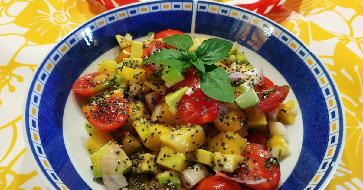 Σαλάτα Αβοκάντο Μάνγκο Συνταγή από τον/την Anna Beni - Cookpad