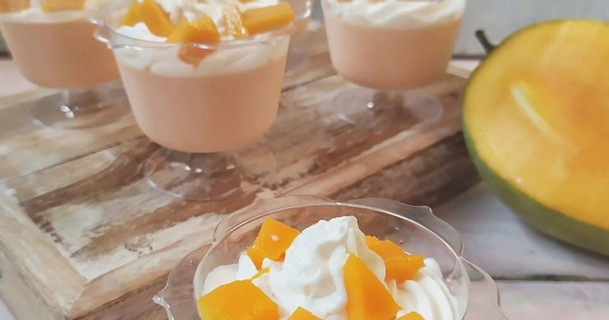 Resep Mango Silky Pudding Hemat oleh Cory Rahmaniah - Cookpad