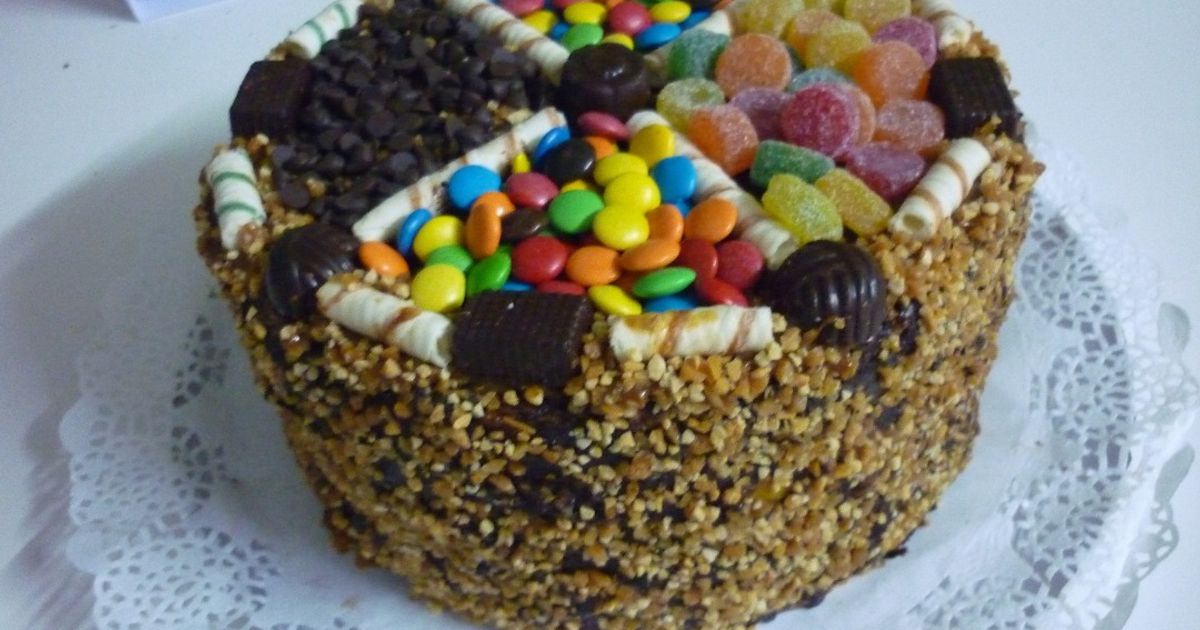 Torta De Golosinas Fácil Y Rápida Receta de GRINGA