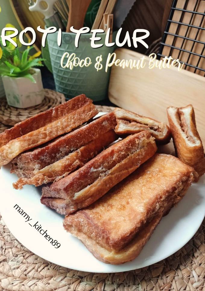 Resipi Roti Telur Choco & Peanut Butter oleh mamy_kitchen89 - Cookpad