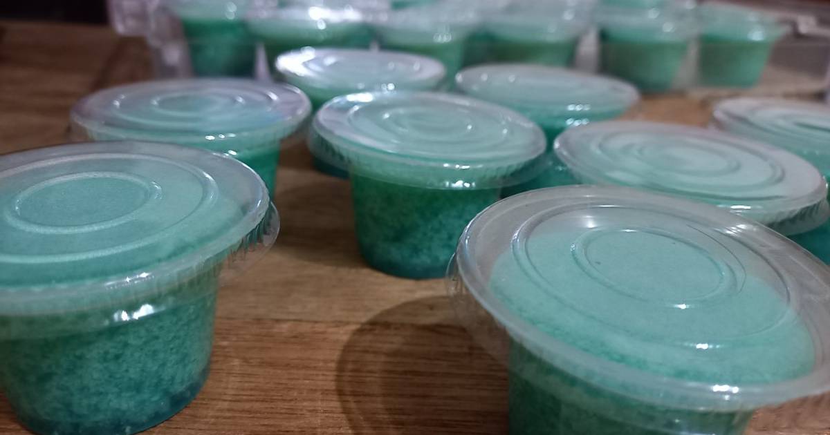 Resep Puding Lumut - Ocean Blue oleh Chara Tiana - Cookpad