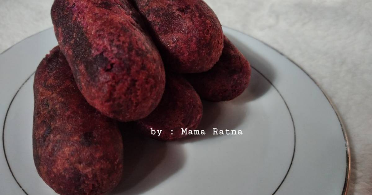 Resep Timus Ubi Ungu Manis Lembut oleh Mama Ratna - Cookpad