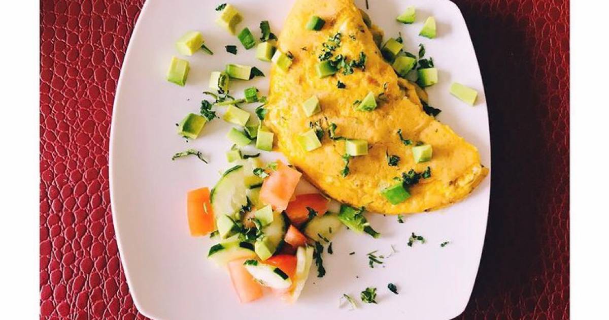 Omelette con tomate y queso - 246 recetas caseras- Cookpad