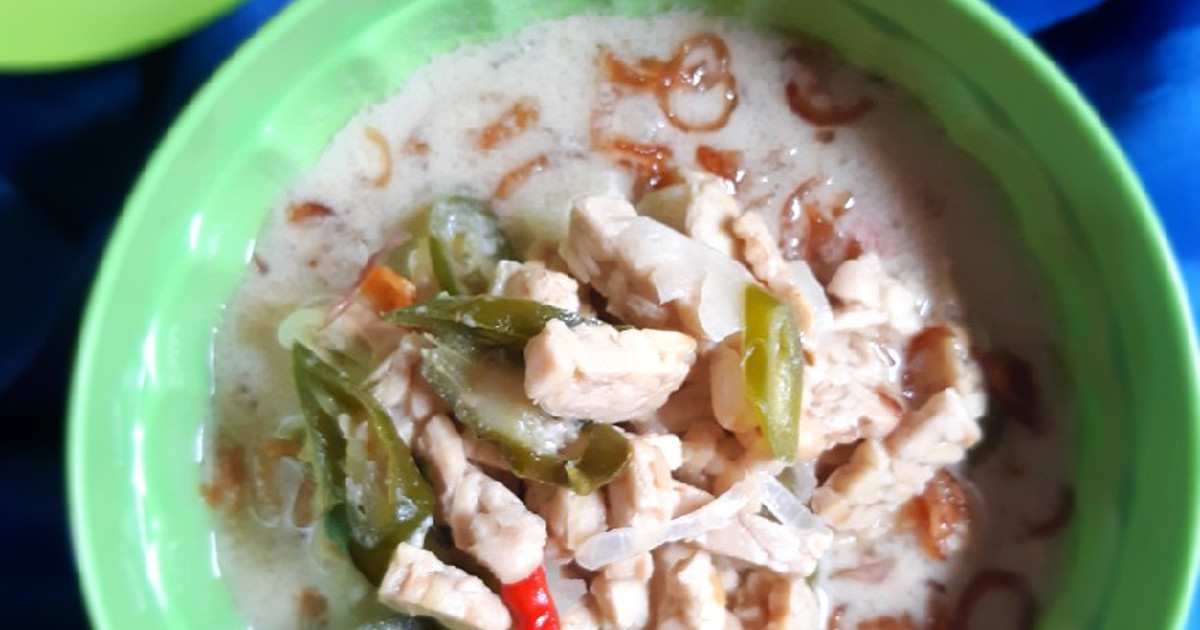 Resep Sayur Ndeso Alias Sayur Tempe Cabe Ijo oleh Ikasoerya - Cookpad