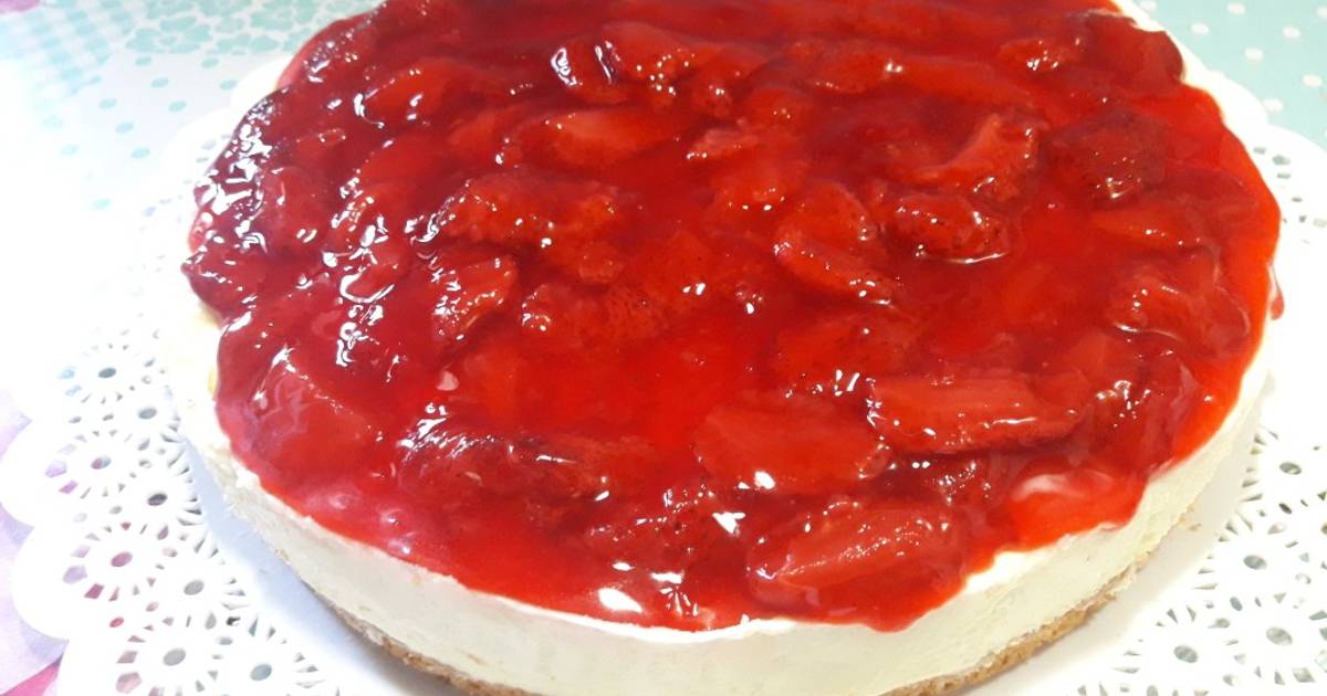 Masa cheesecake de frutilla - 40 recetas caseras- Cookpad