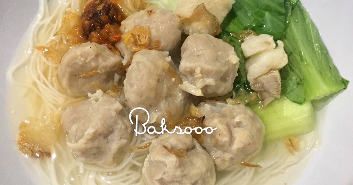 Resep Bakso homemade 🐄 🐓 oleh Nina Anggraini - Cookpad