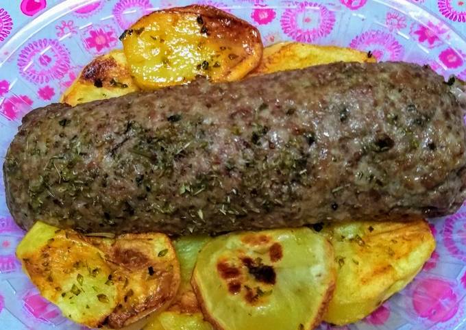 Pan de carne arrollado con jamón y queso Receta de Mariela- Cookpad