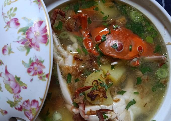 Resep Sup Kepiting Rajungan oleh Dinda Natasya - Cookpad