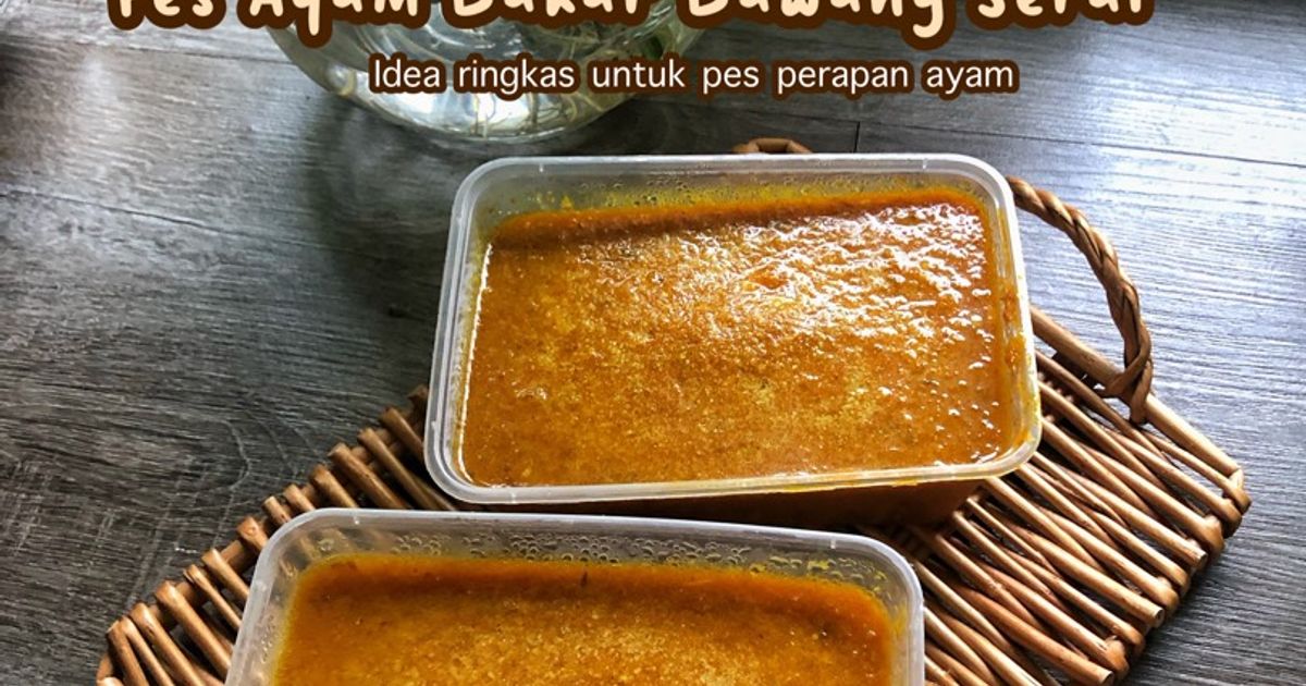 Resipi Pes Ayam Bakar Bawang Serai oleh Salina Jalaludin - Cookpad