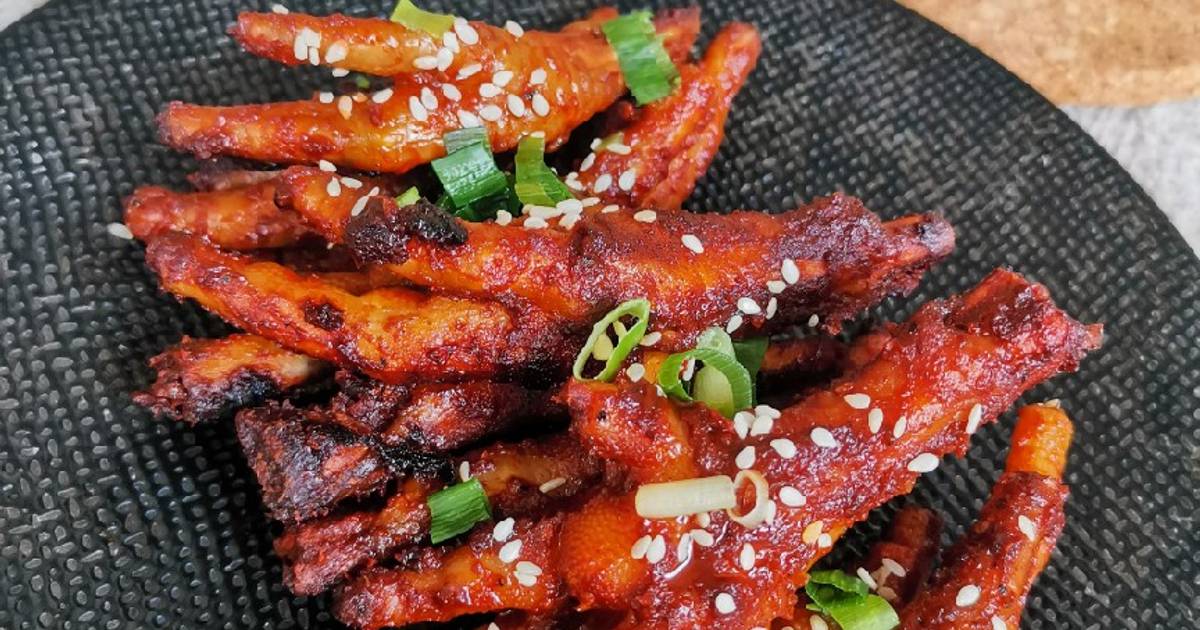 Resep Korean Chicken Feet (Dalgbal 닭 발) oleh Rhee - Cookpad