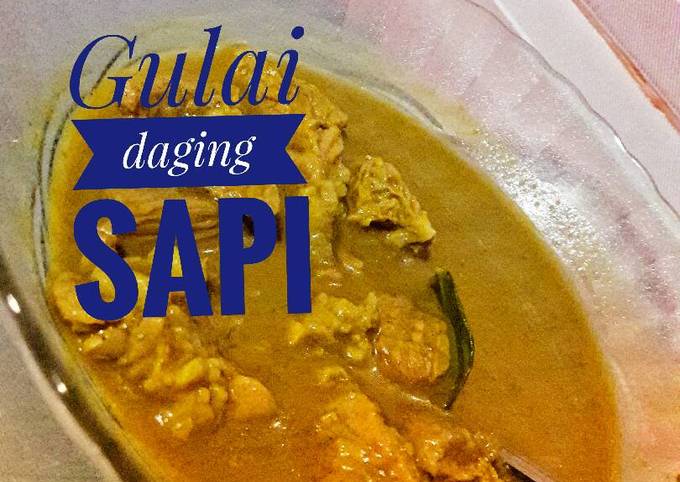 Resep Gulai daging sapi simpel praktis oleh hastika sari - Cookpad