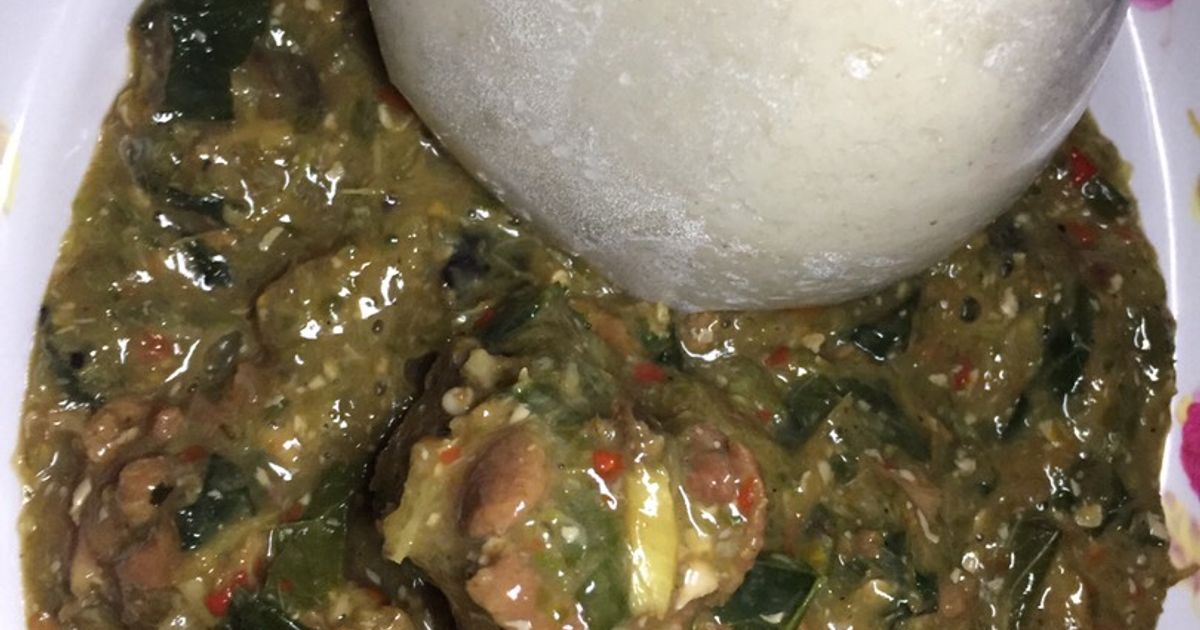 Tuwo Miyar Kubewa Danya With Ugun Leaf Recipe by munouvia_makeover ...