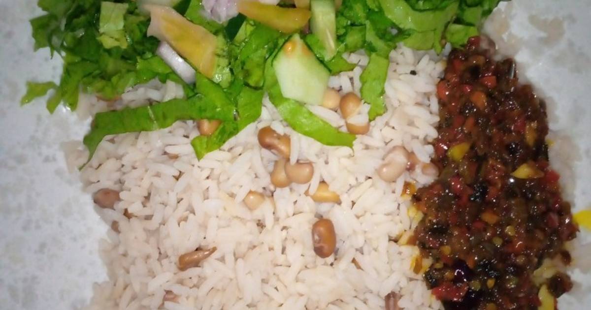 Shinkafa da wake da sauce din tankwa Recipe by Tripple A Chops Kn - Cookpad