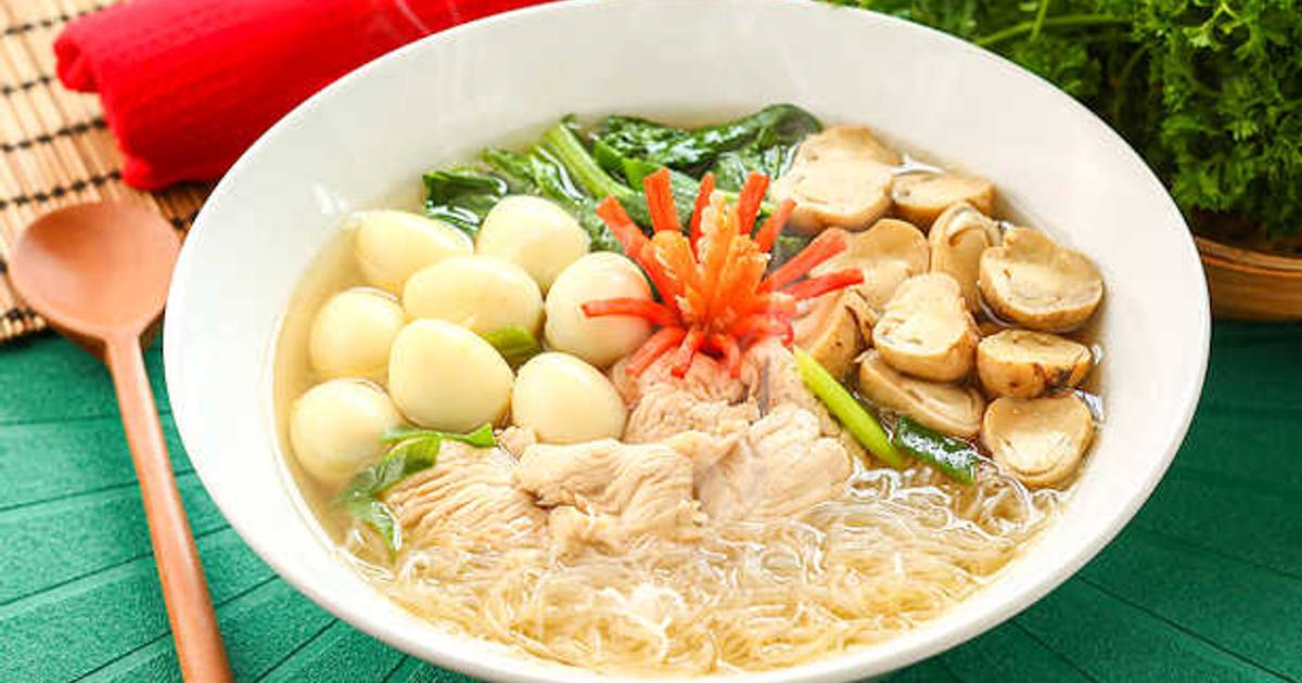 Resep Resep Bihun kuah jamur telur puyuh oleh DapurKobe - Cookpad