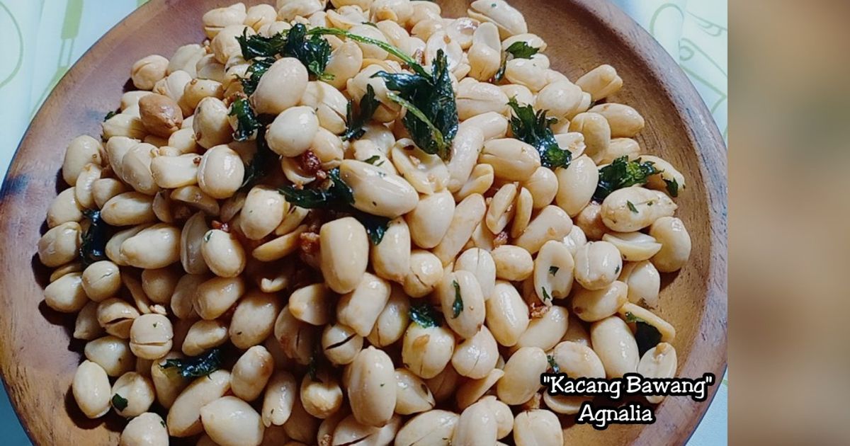 Resep "Kacang Bawang Renyah Enak" oleh Agnalia Hasbi - Cookpad