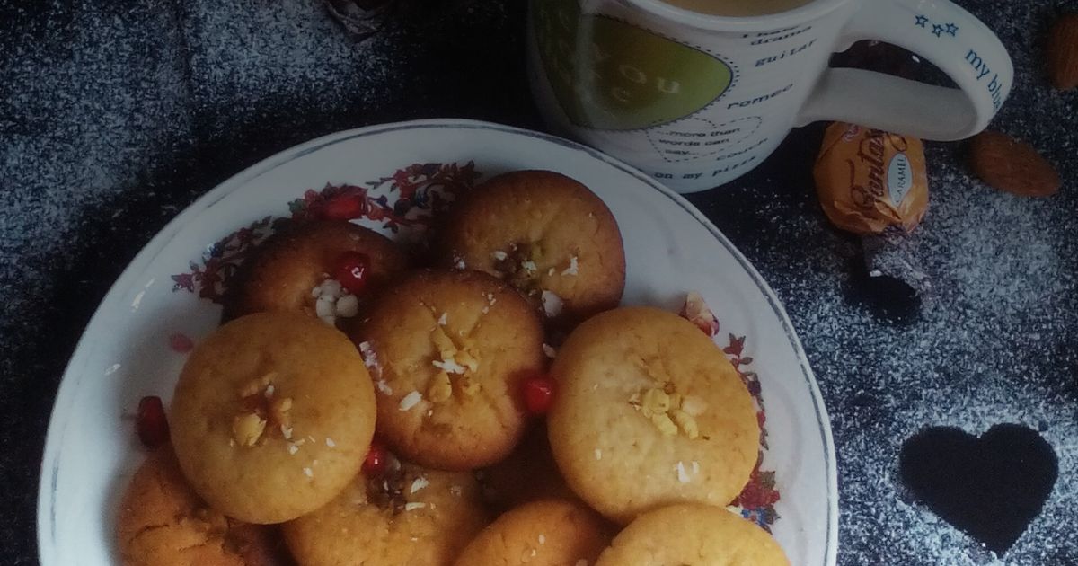 Nan Khatai Cookies Recipe by Indrani Chatterjee - Cookpad