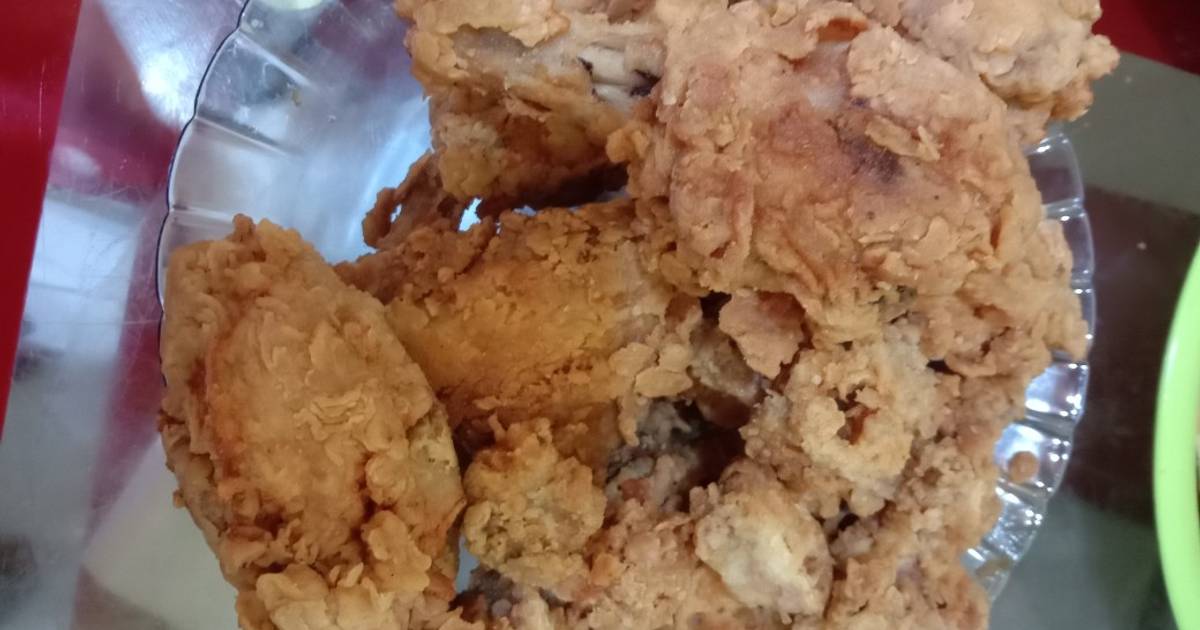 Resep Ayam crispy ala kfc oleh Yuni Annasya Adam - Cookpad