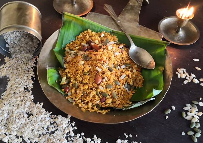 Oats chivda Recipe by Janahvi Kulkarni - Cookpad