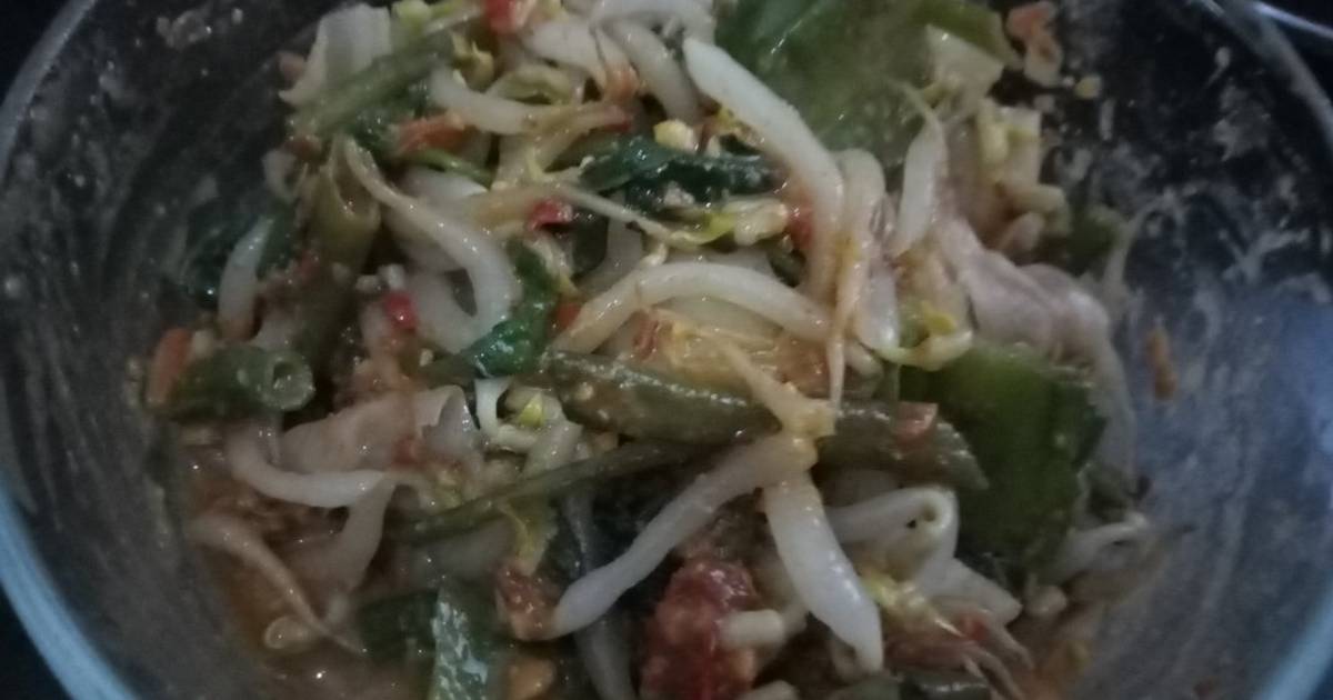 86 resep rujak sayur bumbu kacang enak dan mudah - Cookpad