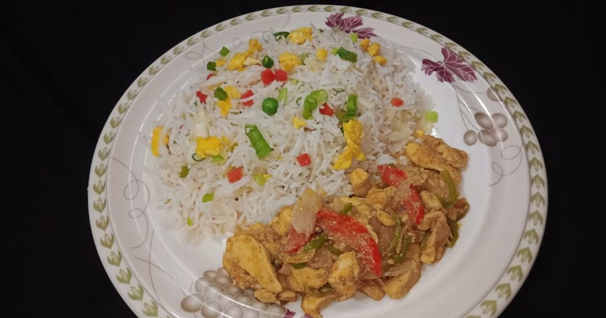 Fried Rice With Shashlik Masala Recipe by Misbah Anjum - Cookpad