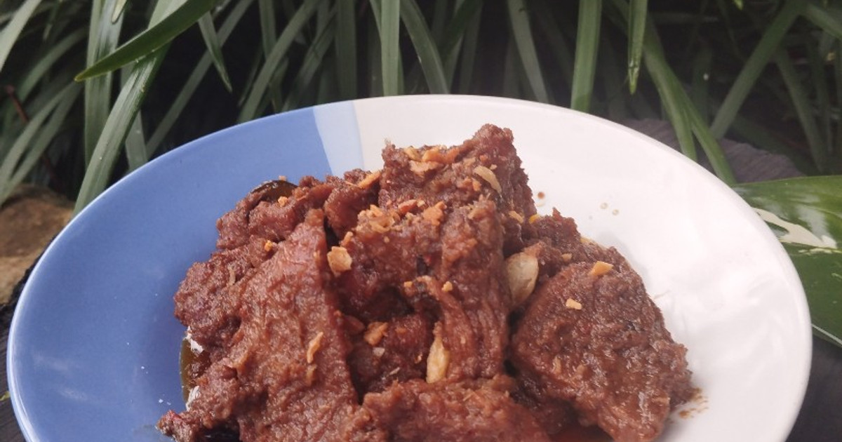 Resep Rendang Daging Sapi (Bumbu Jadi) oleh Widjie Astuti - Cookpad