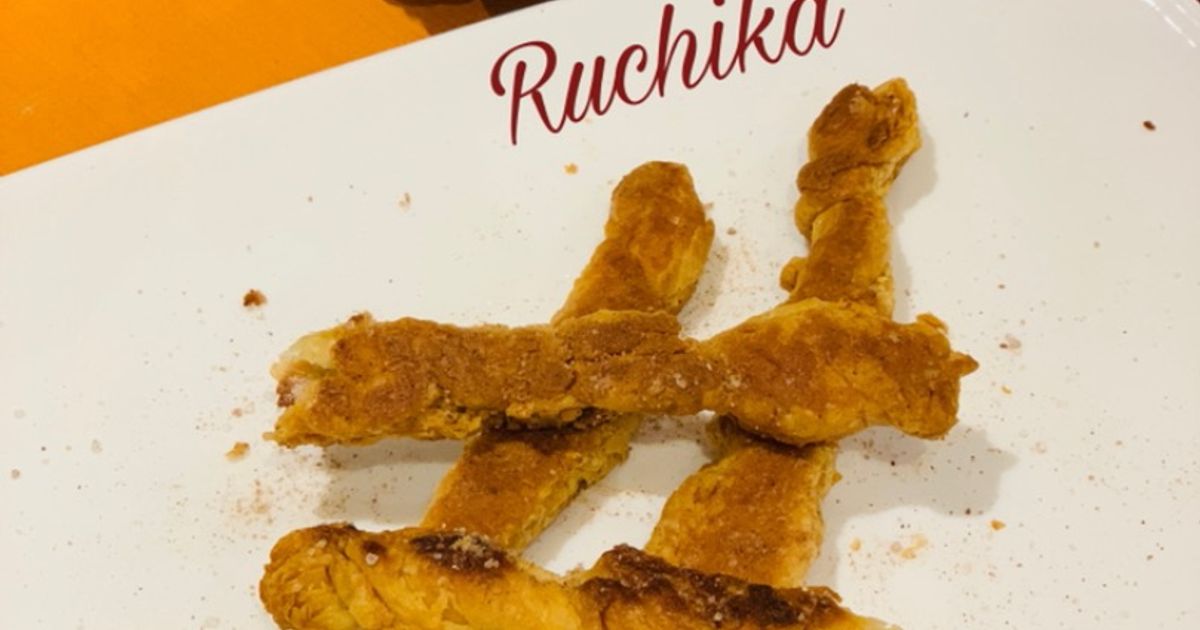 Cinnamon Puff Sticks Recipe by Ruchika Anand - Cookpad