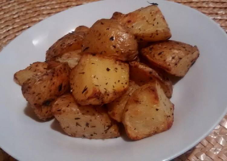 Papas rostizadas Receta de Betsabé Irene Valor Cásseres- Cookpad