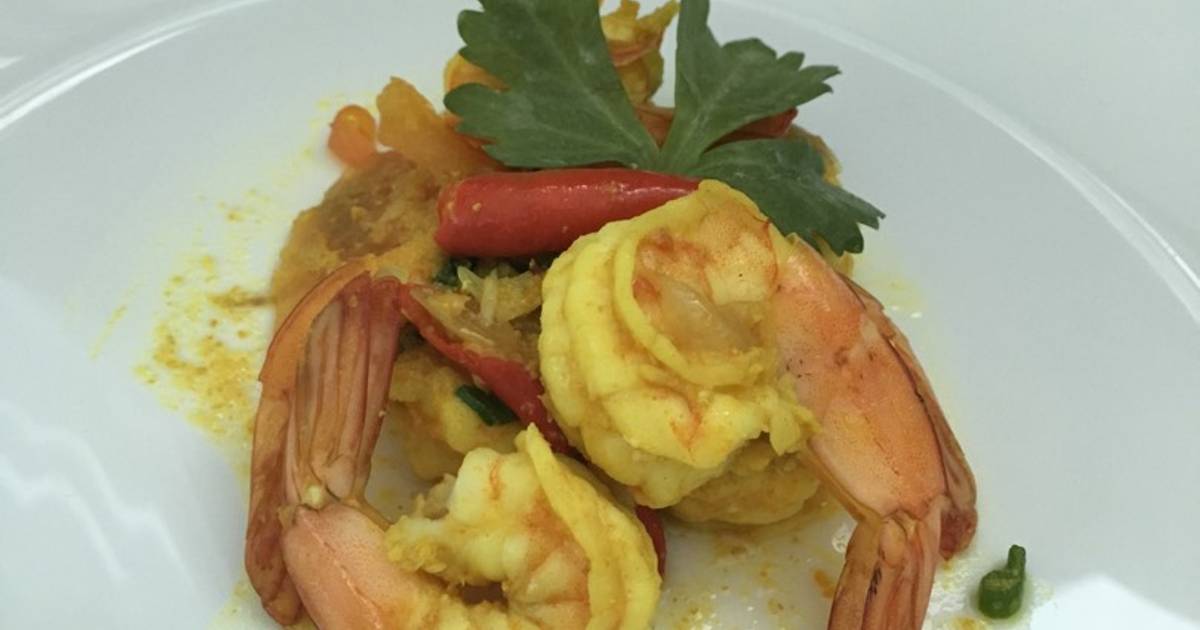 Resep Udang bumbu kuning oleh Aulia Herlambang - Cookpad