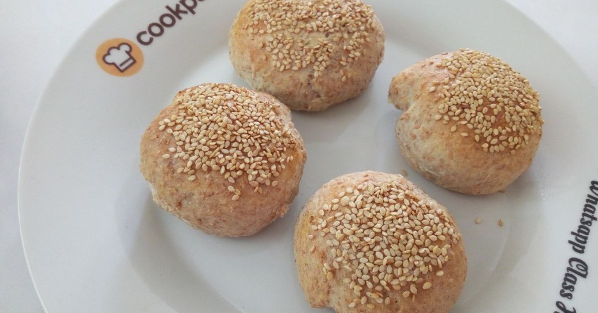 English Whole Wheat Sweet Buns Recipe by Pure - Cookpad