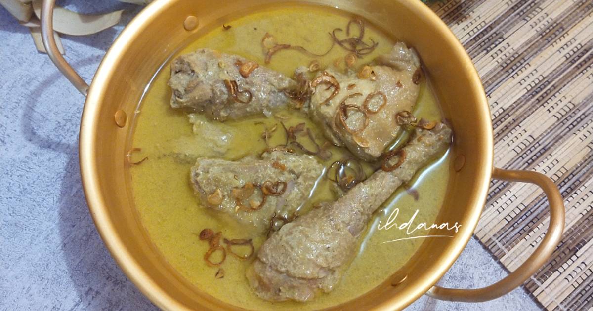 Resep Opor Ayam Lebaran Ayam Kampung Tips Empuk Daging Tidak Hancur