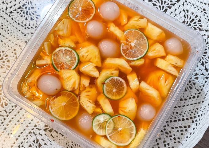 Resep Manisan Nanas dan Rambutan oleh Agita - Cookpad