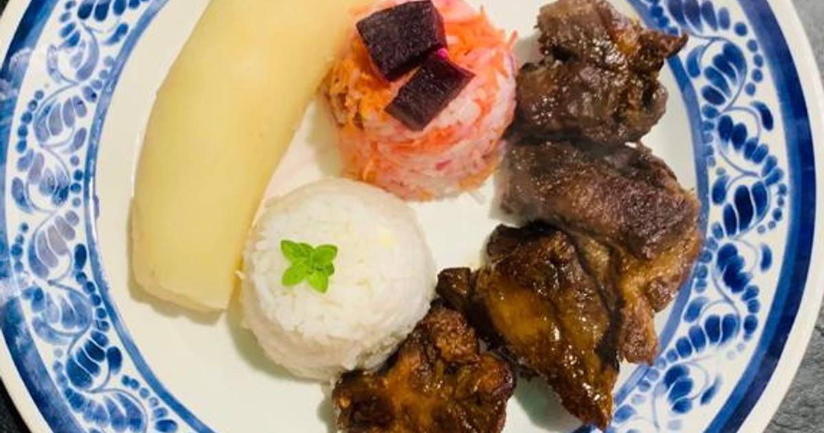 Chancho Frito con limón! Receta de DIANA FERNANDEZ AGUILAR- Cookpad