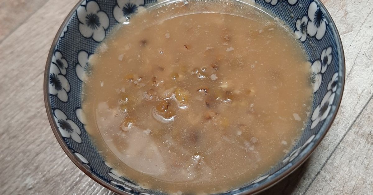 Resep Bubur Kacang Hijau Slow Cooker oleh Anggia Hapsari - Cookpad