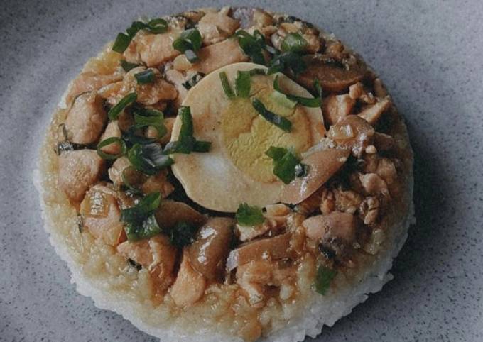 Resep Nasi Tim Ayam Jamur oleh Verena Tiara - Cookpad