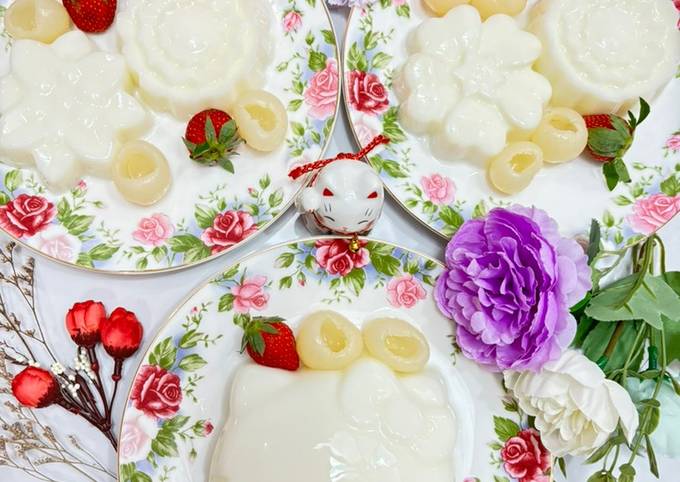 Resep Pudding silky Lychee 🍮 oleh Pricillia - Cookpad