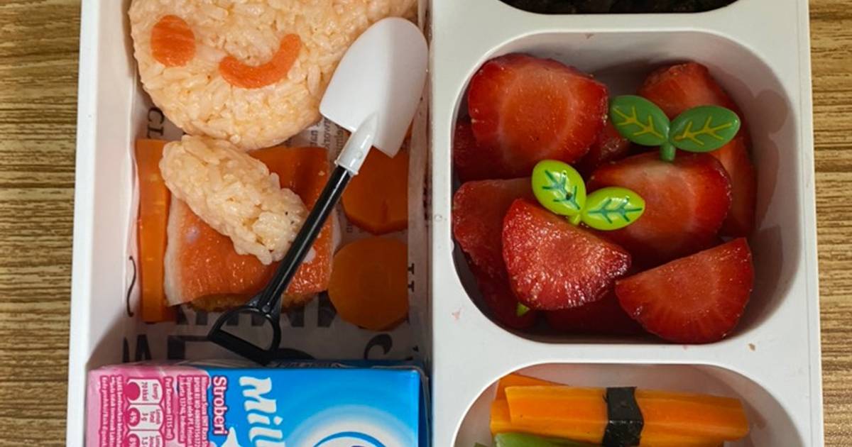 Resep Peppa pig bento || bekal sekolah Naraya oleh Naraya Rumaisha ...