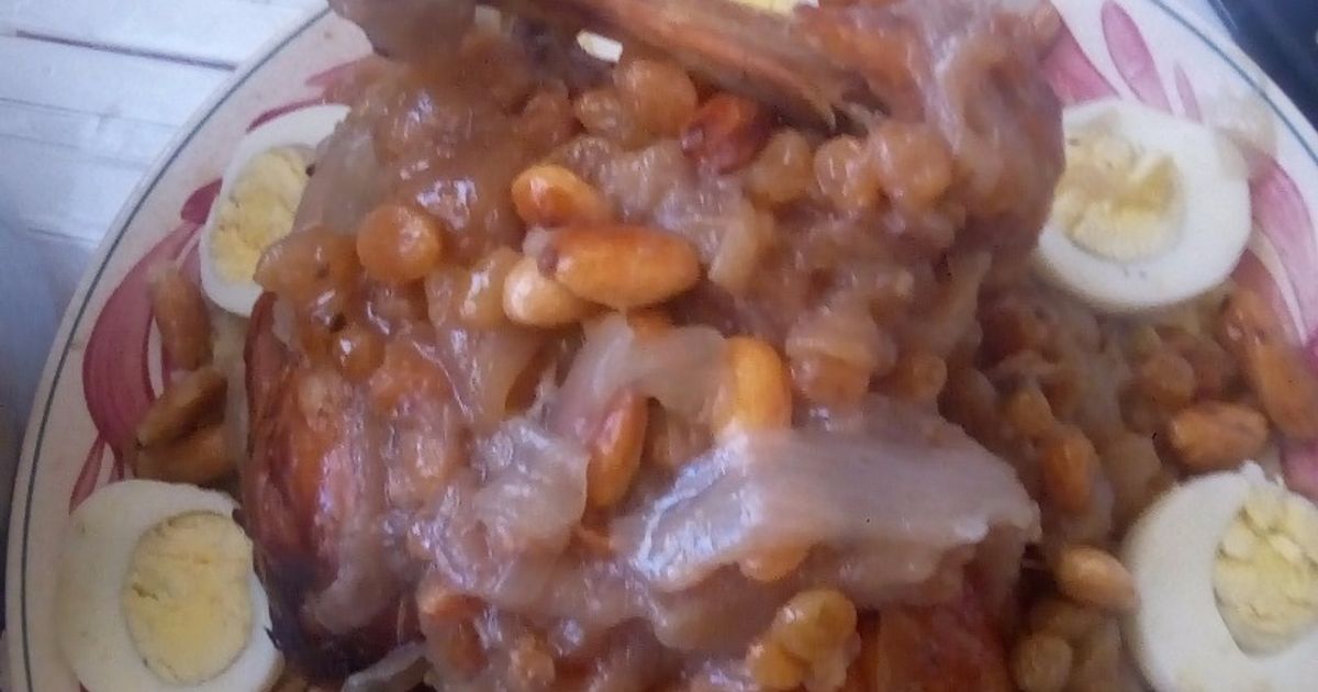 Couscous With Chicken And Raisins Recipe By Traiteuse