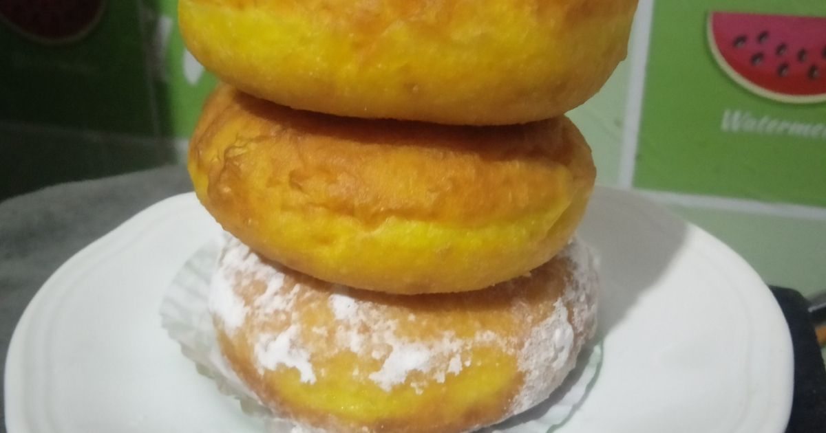 Resep Donat Labu Kuning (Metode Autolysis) oleh Ummu Isa - Cookpad