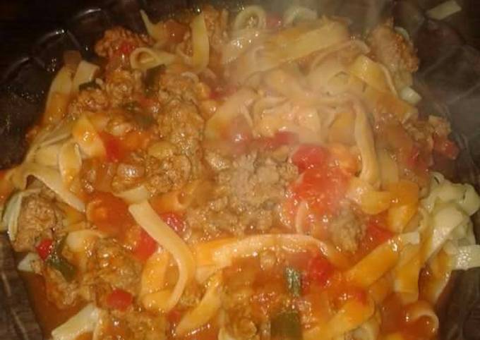 Fideos con Tuco Receta de Paau.- Cookpad