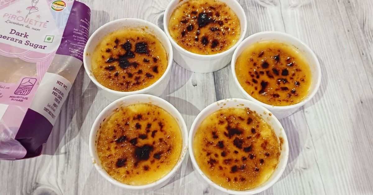 Creme Brulee With Custard Powder Recipe by ZMA - Cookpad