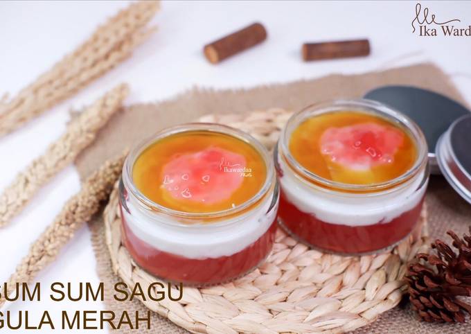Resep Sum Sum Sagu Gula Merah oleh Ika Wardani - Cookpad