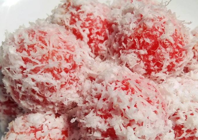 Resep Klepon Merah Putih Oleh Juwita Permata Sari Cookpad