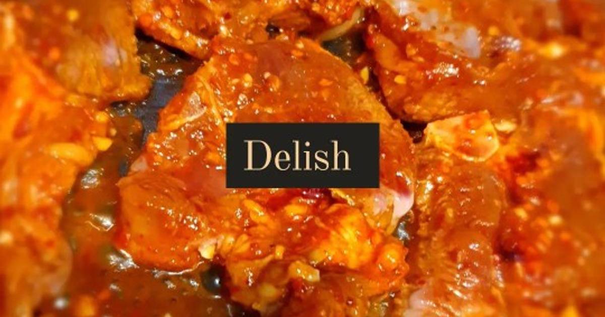 Korean spicy lamb chops Recipe by Nerusha - Cookpad