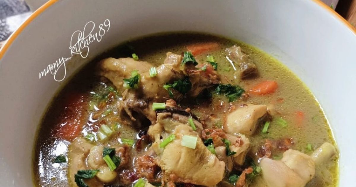 Resipi Sup Ayam Mamak Style oleh mamy_kitchen89 - Cookpad