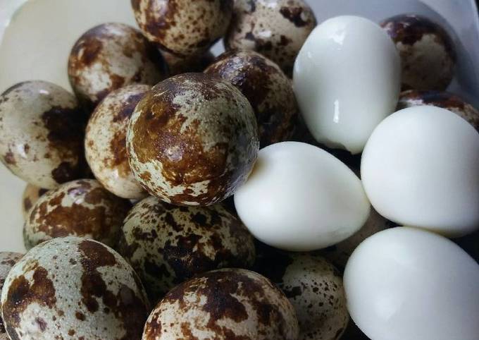 Resep Telur Puyuh Rebus oleh Widjie Astuti - Cookpad