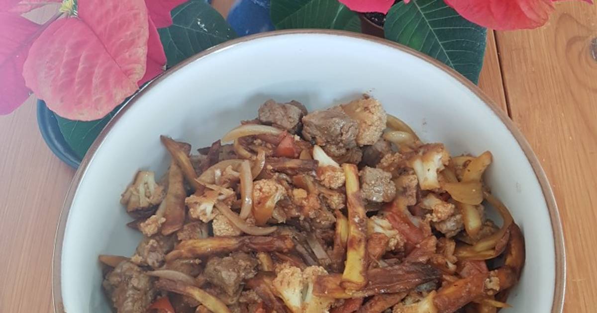 Saltado de coliflor - 14 recetas caseras- Cookpad