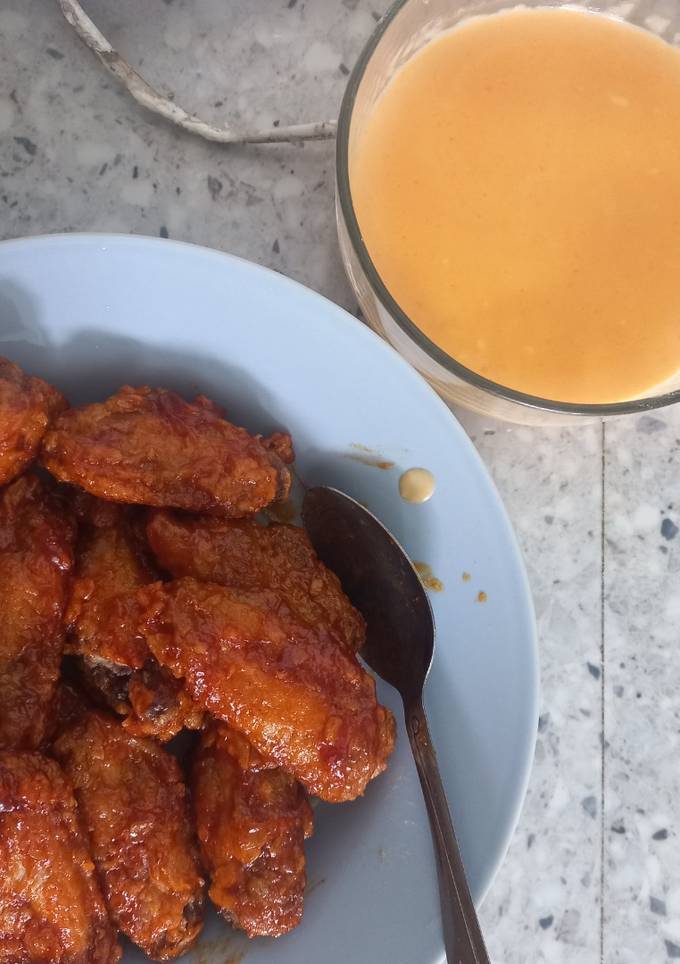 Resep Fire chicken wings richeese ala-ala oleh Asnidar Reni - Cookpad