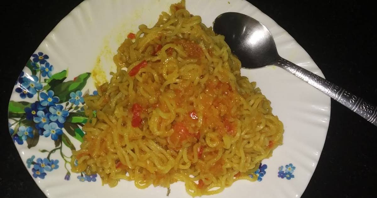 Masala maggi Recipe by Shivani Varshney - Cookpad